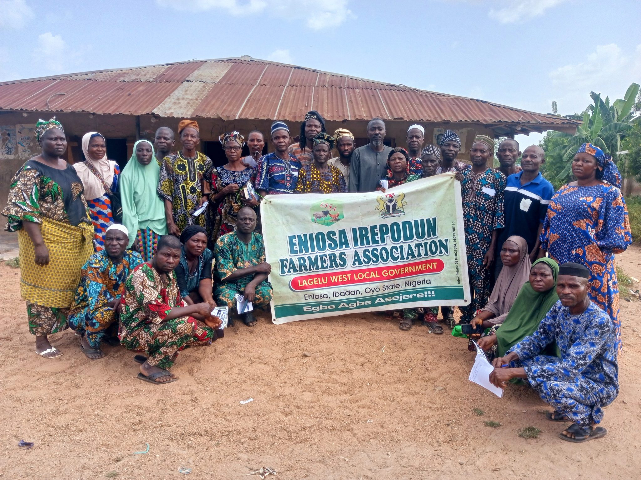IITA PROSSIVA-Yam project Launch Farmers Association at Irepodun, Jarija Branch, Akinyele Local ...